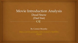 Movie introduction analysis | PPTX | Soundtracks, TV and Showtunes | Music