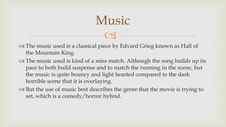 Movie introduction analysis | PPTX | Soundtracks, TV and Showtunes | Music