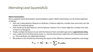 Movie lens movie recommendation system | PPT