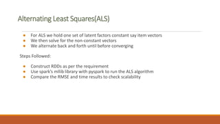 Movie lens movie recommendation system | PPT