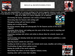 Movie Magazine Codes & Conventions | PPTX