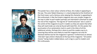 Movie magazine front covers | PPT