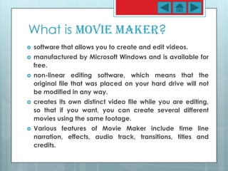 Movie maker 2 | PPTX