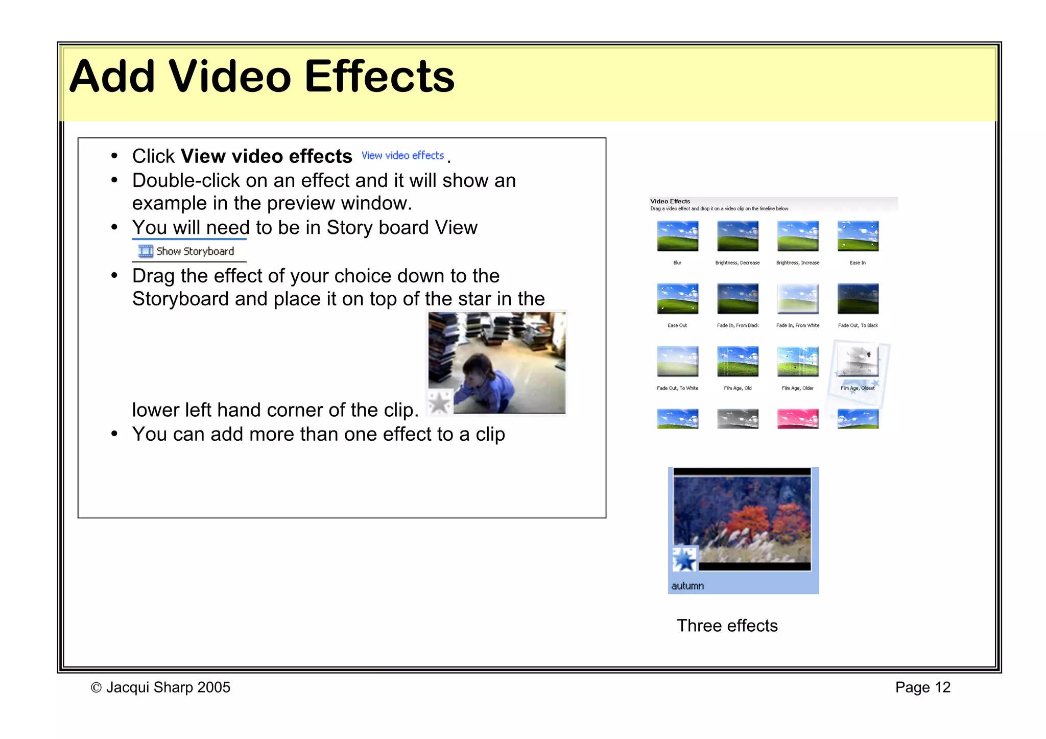 Movie maker notes | PDF | Video Software | Computer Software and ...