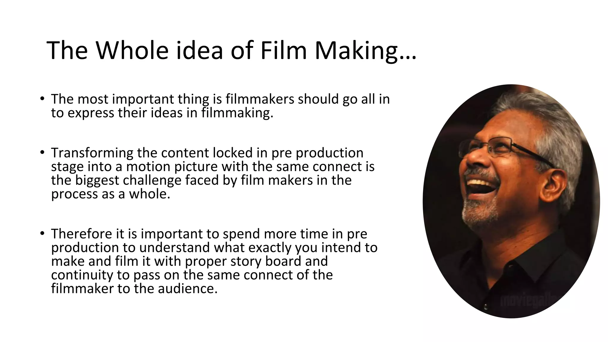 Movie making process | PPTX