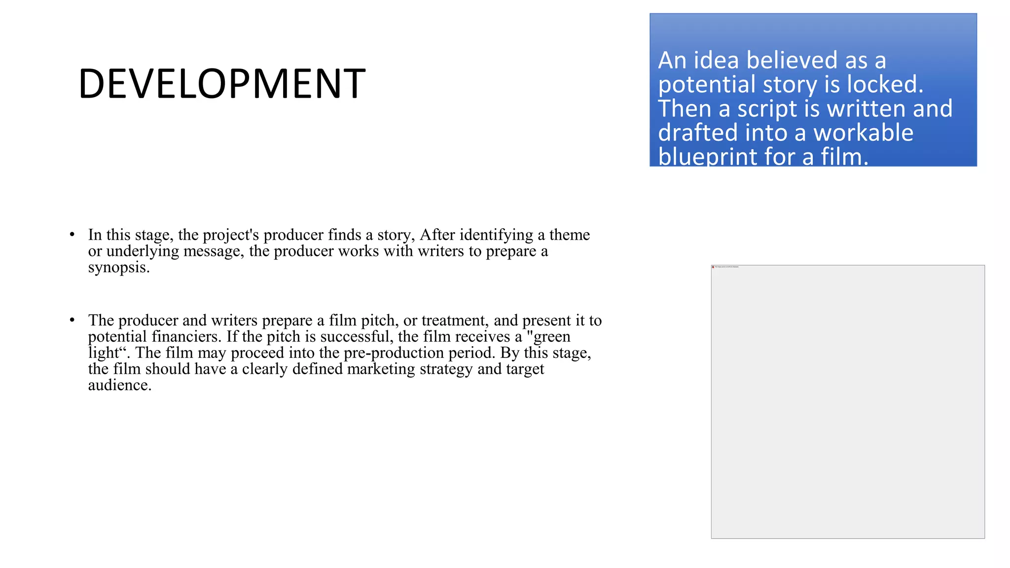 Movie making process | PPTX