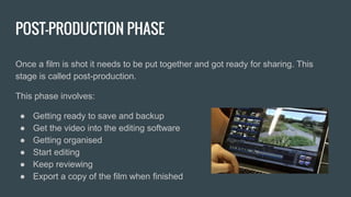 Movie making process ppt | PPTX