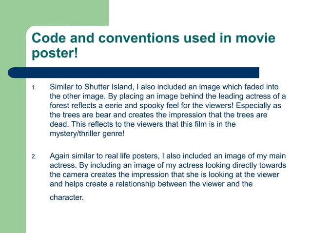 Movie poster analysis | PPT | Movies | Entertainment