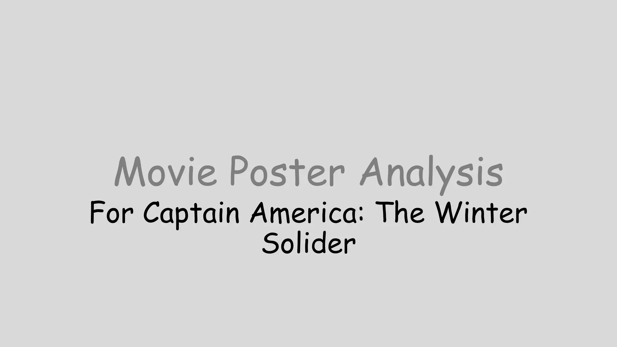 Movie poster analysis | PPT