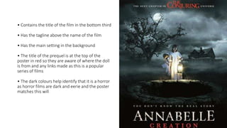Movie poster analysis | PPTX