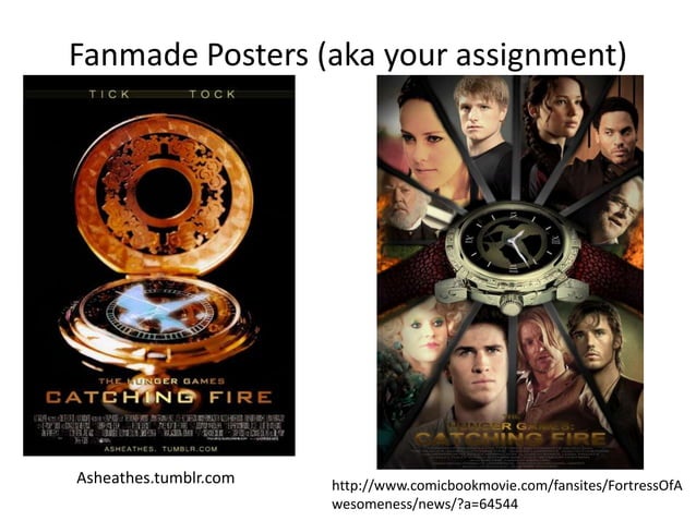 Movie poster assignment | PPT