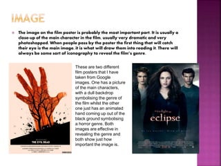 Movie poster codes and conventions! | PPTX