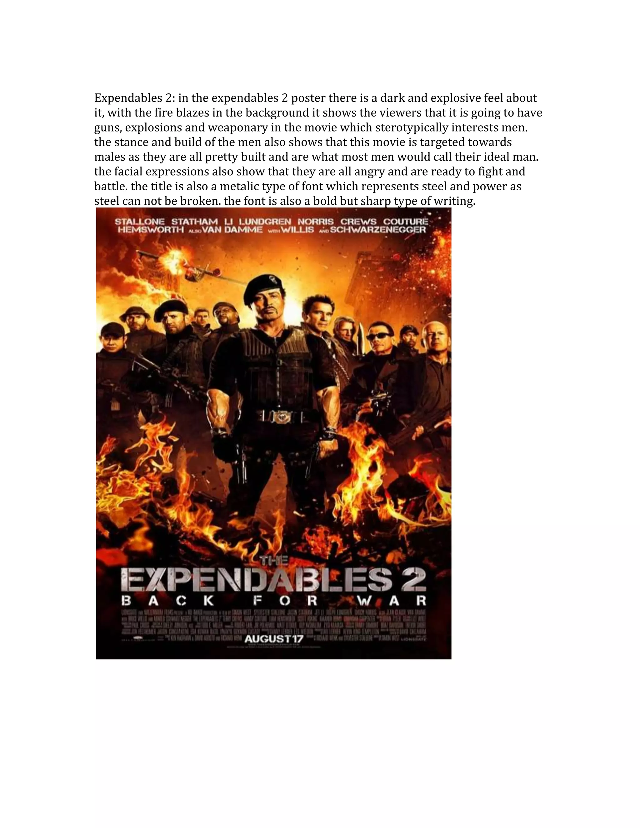 Movie poster comparisons | DOCX