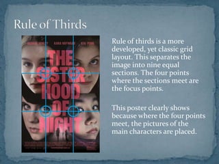 Movie poster composition | PPTX