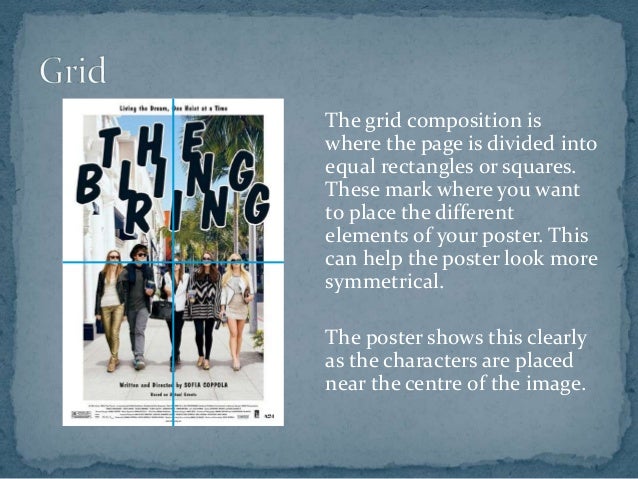 Movie poster composition