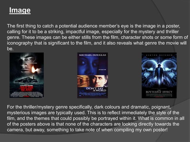 Movie Poster Codes and Conventions | PPTX