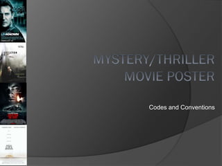 Movie Poster Codes and Conventions | PPT