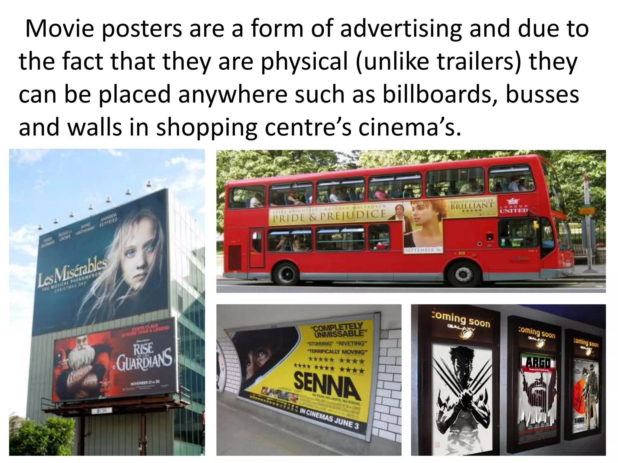 Movie poster conventions | PPTX