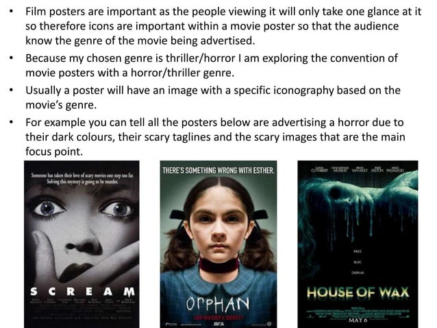 Movie poster conventions | PPTX