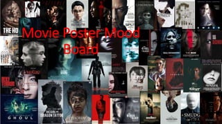Movie poster mood board | PPT