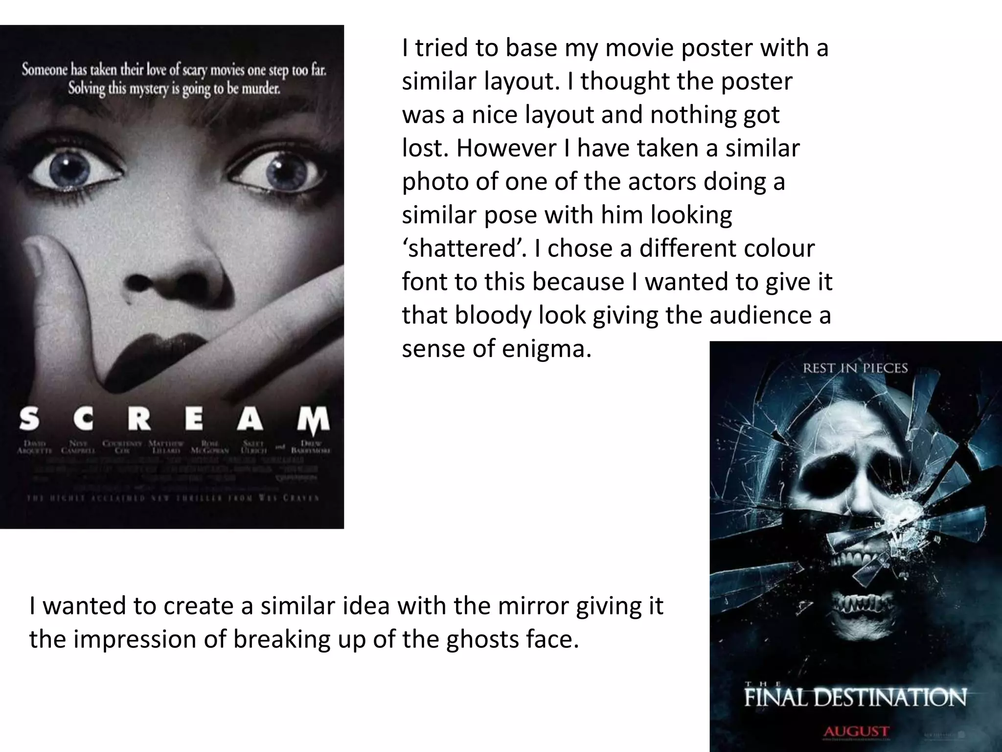Movie poster presentation | PPTX