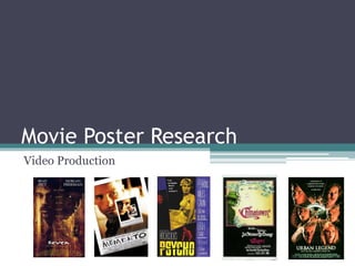 Movie poster research | PPTX