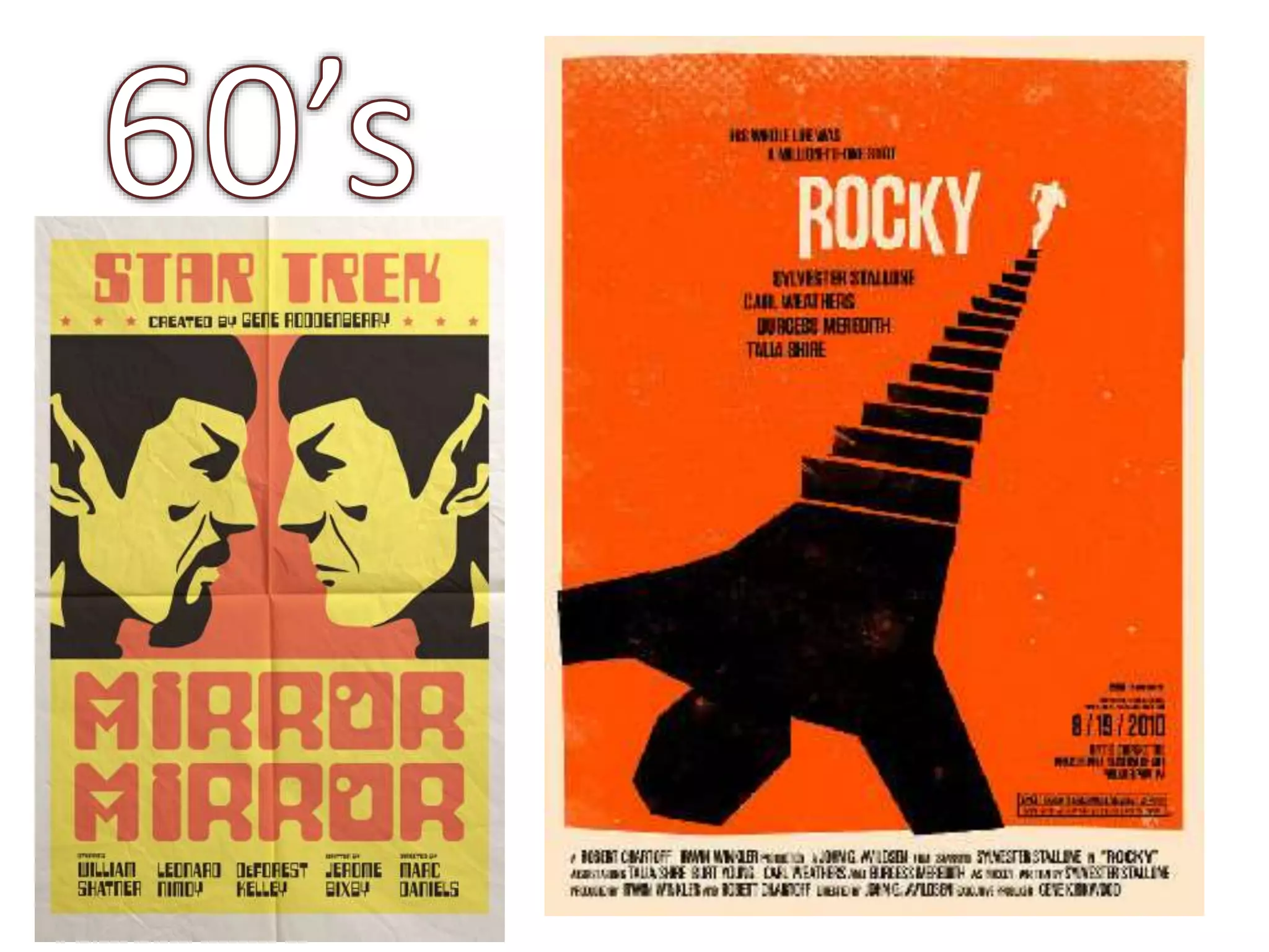 Movie Posters Through The Years | PPT