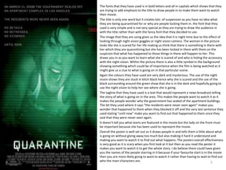 Movie Poster Analysis | PPTX | Desktop Publishing | Computer Software ...