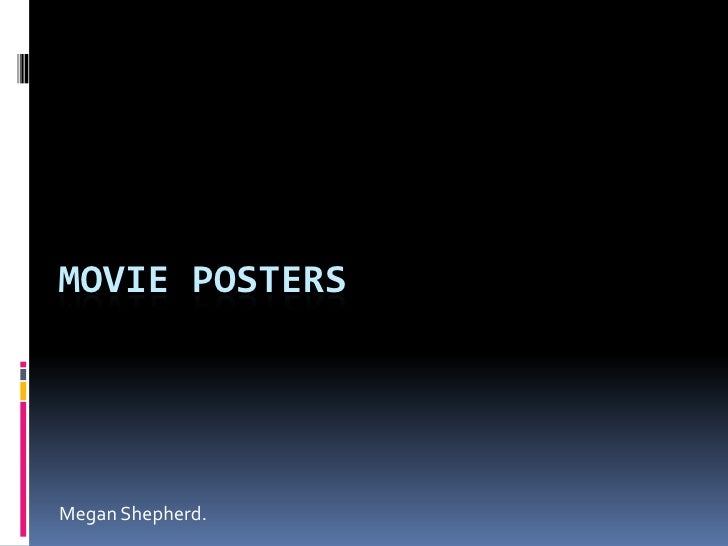 Movie posters powerpoint