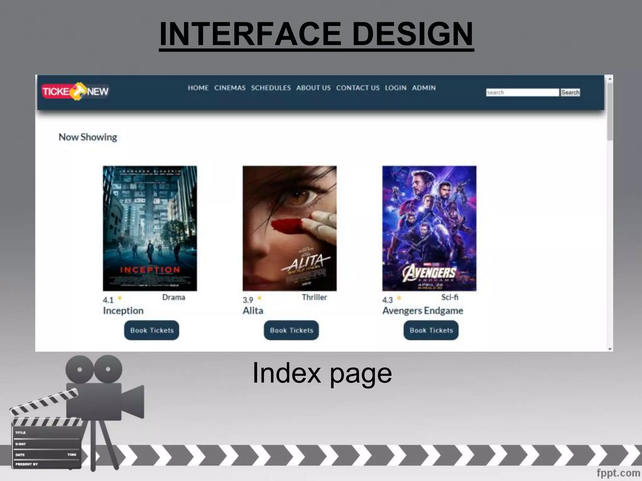 Movie Ticket Booking Website Project Presentation | PPTX