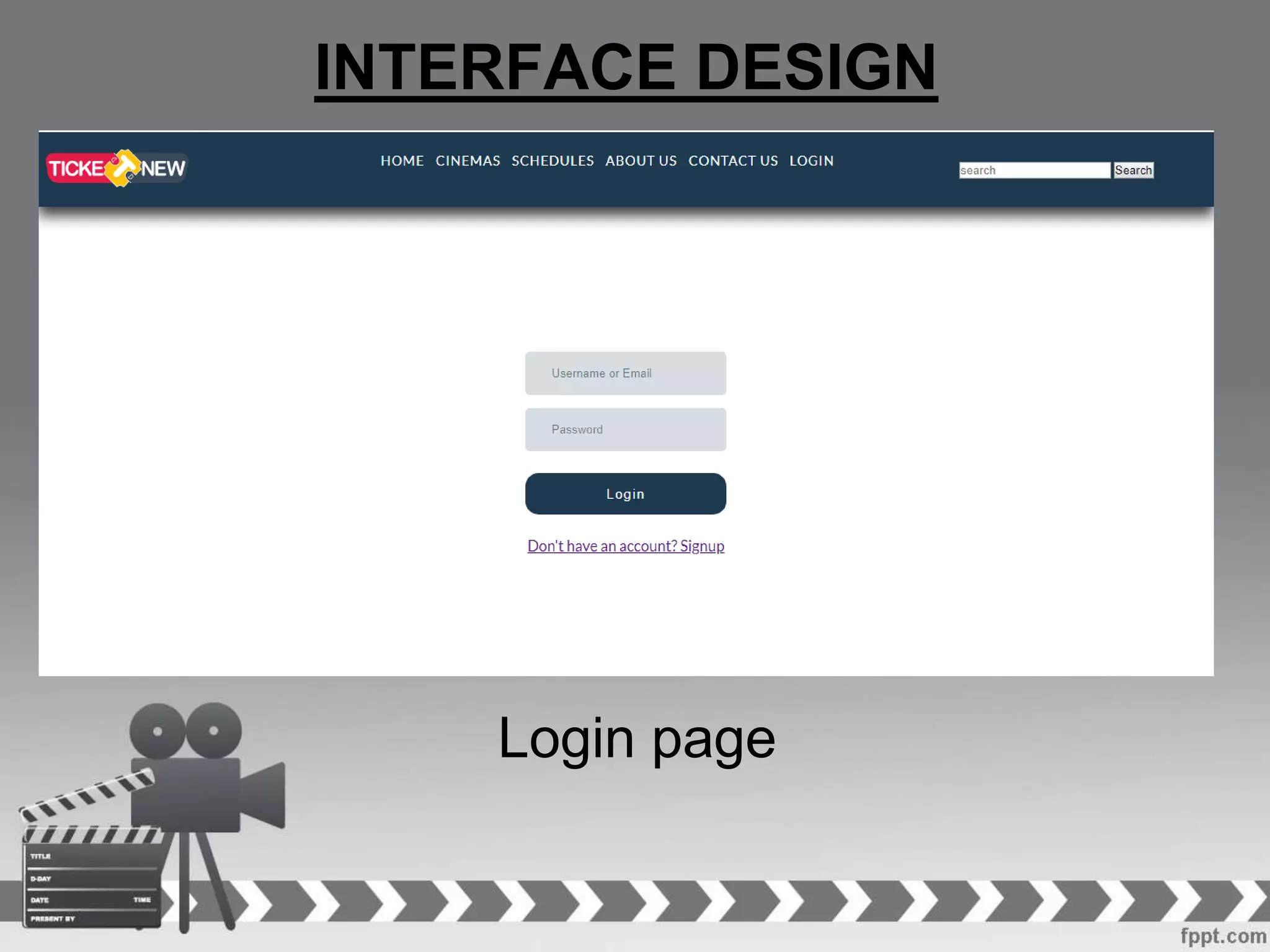 Movie Ticket Booking Website Project Presentation | PPTX