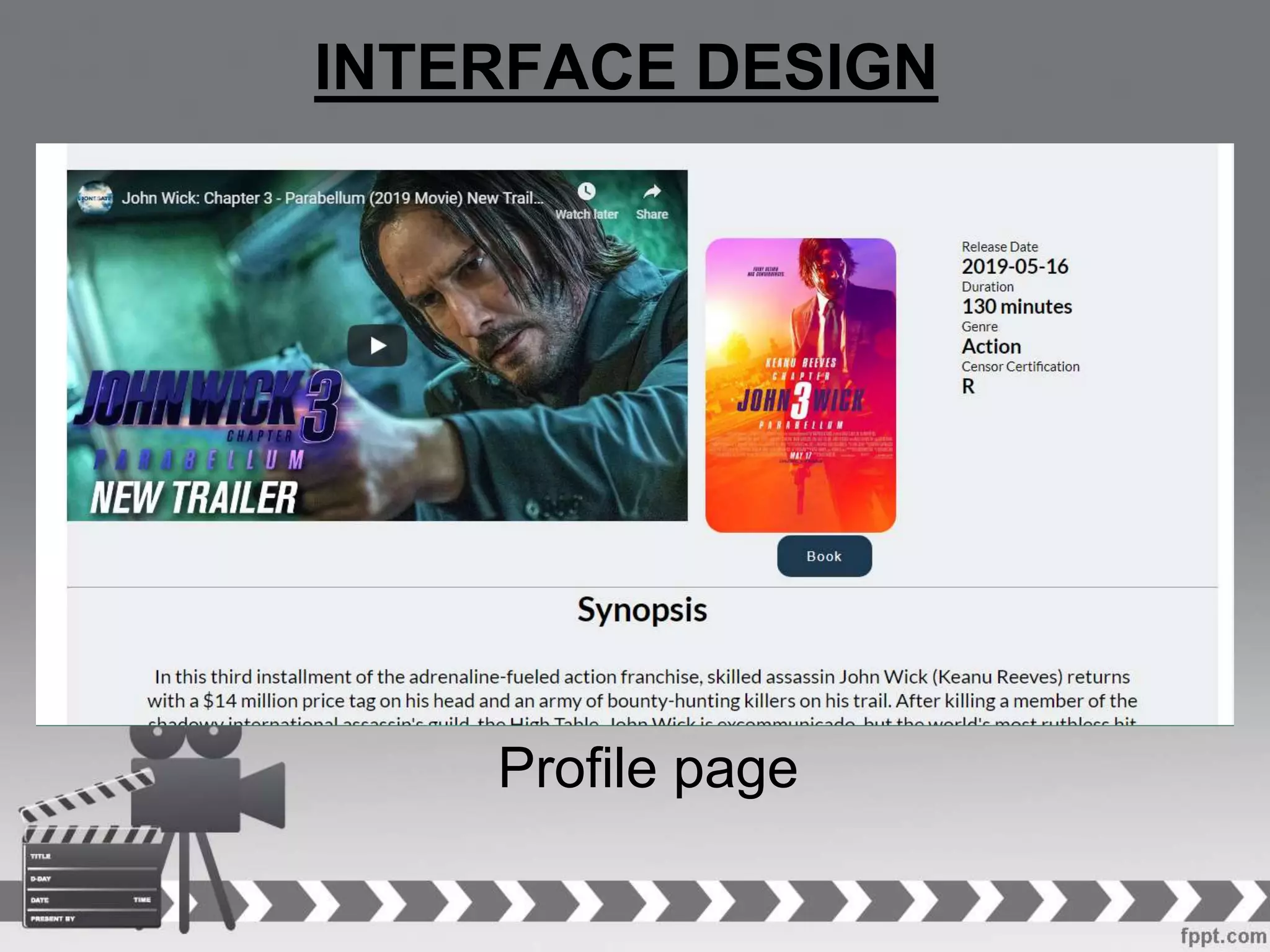 Movie Ticket Booking Website Project Presentation | PPTX
