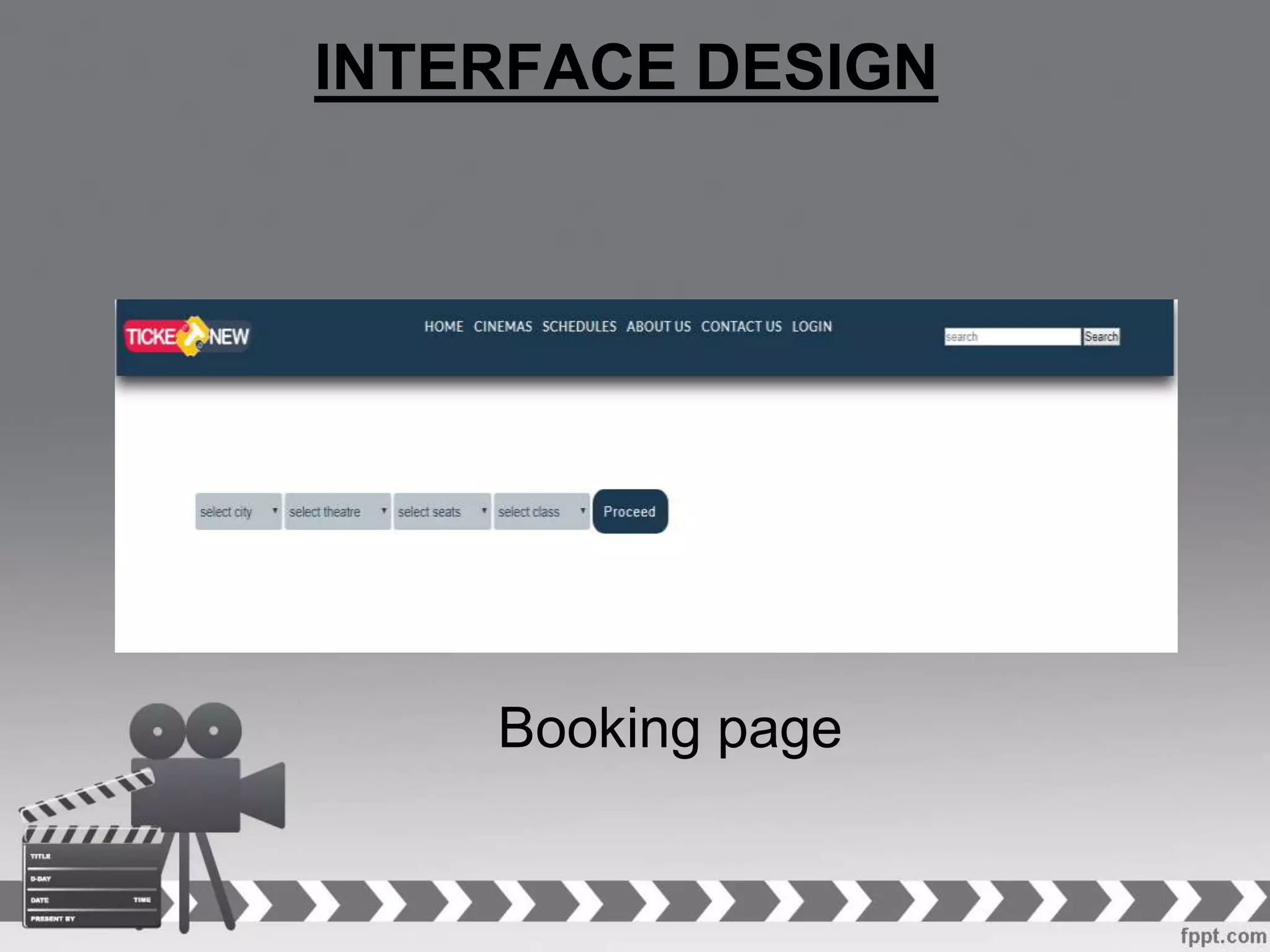 Movie Ticket Booking Website Project Presentation | PPTX