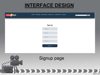 Movie Ticket Booking Website Project Presentation | PPTX