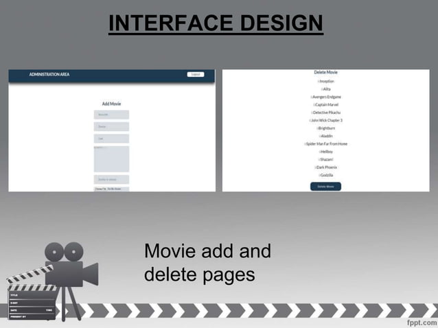 Movie Ticket Booking Website Project Presentation | PPTX