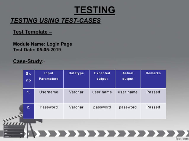 Movie Ticket Booking Website Project Presentation | PPTX
