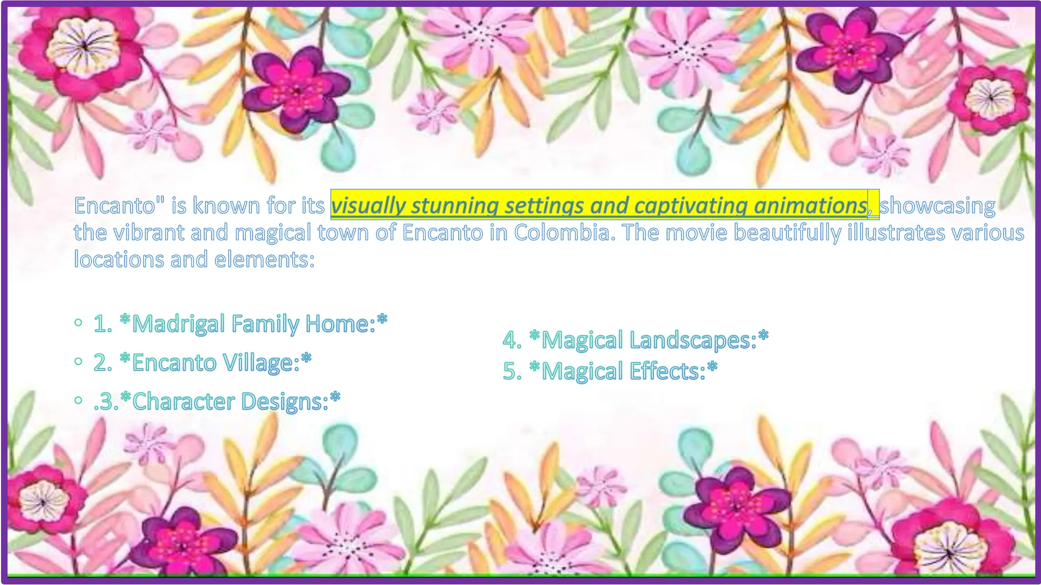 Encanto Movie:A Magical And Courageous Journey.pptx