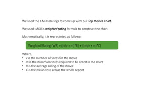 Movie recommendation Engine using Artificial Intelligence | PPT