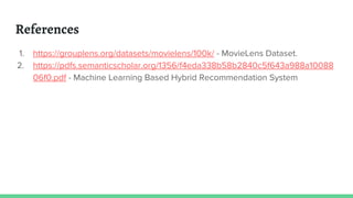 Movie recommendation project | PDF