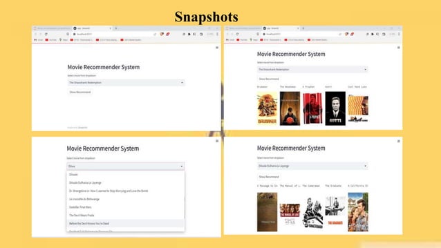 MOVIE RECOMMENDATION SYSTEM.pptx | Operating Systems | Computer ...