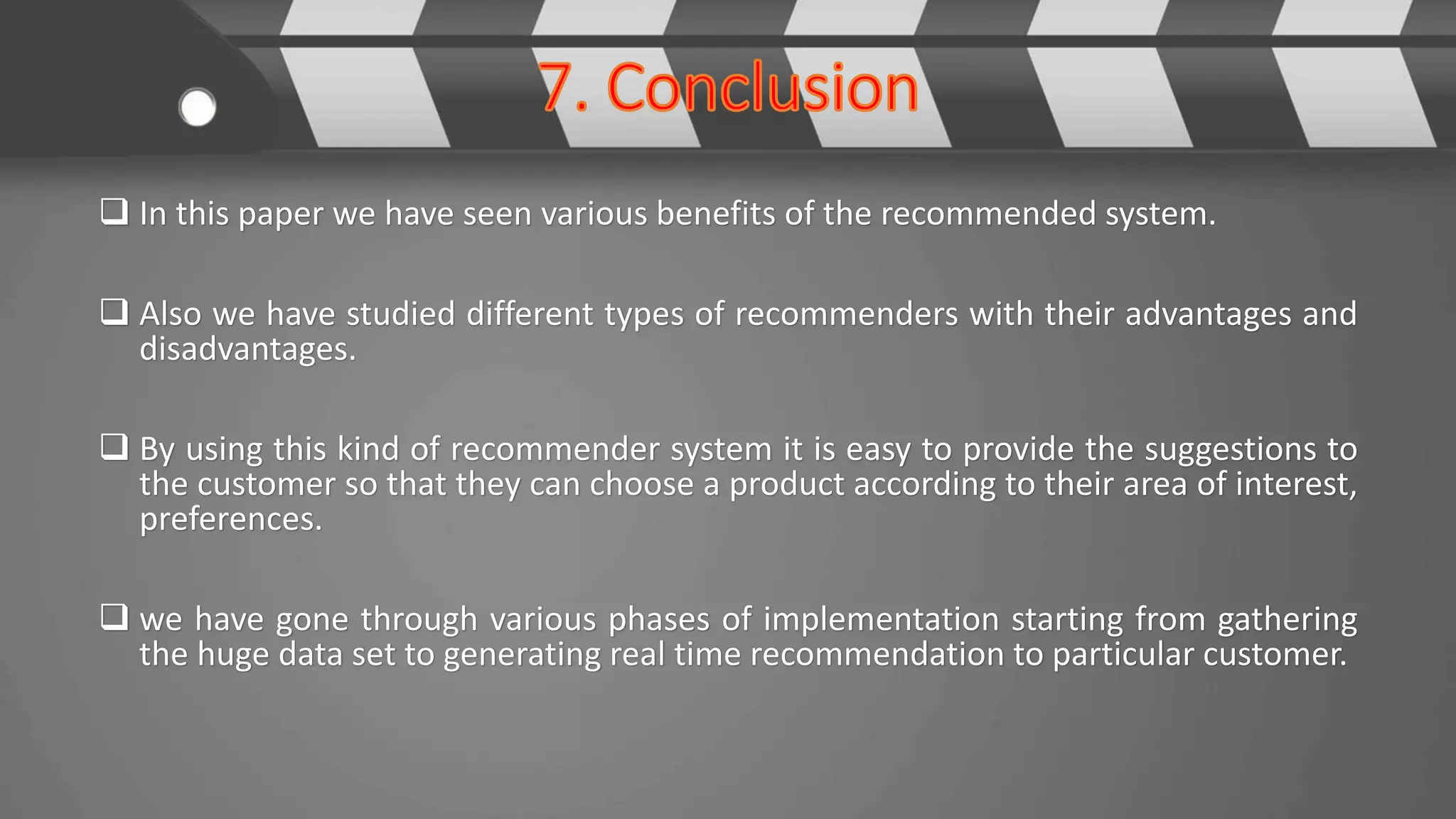 Movie Recommender System Using Artificial Intelligence | PPTX
