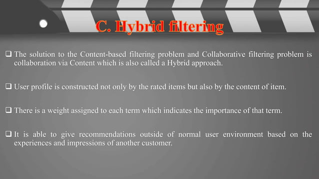 Movie Recommender System Using Artificial Intelligence | PPTX