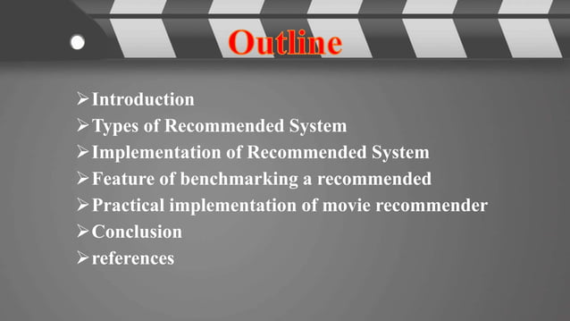 Movie Recommender System Using Artificial Intelligence | PPTX