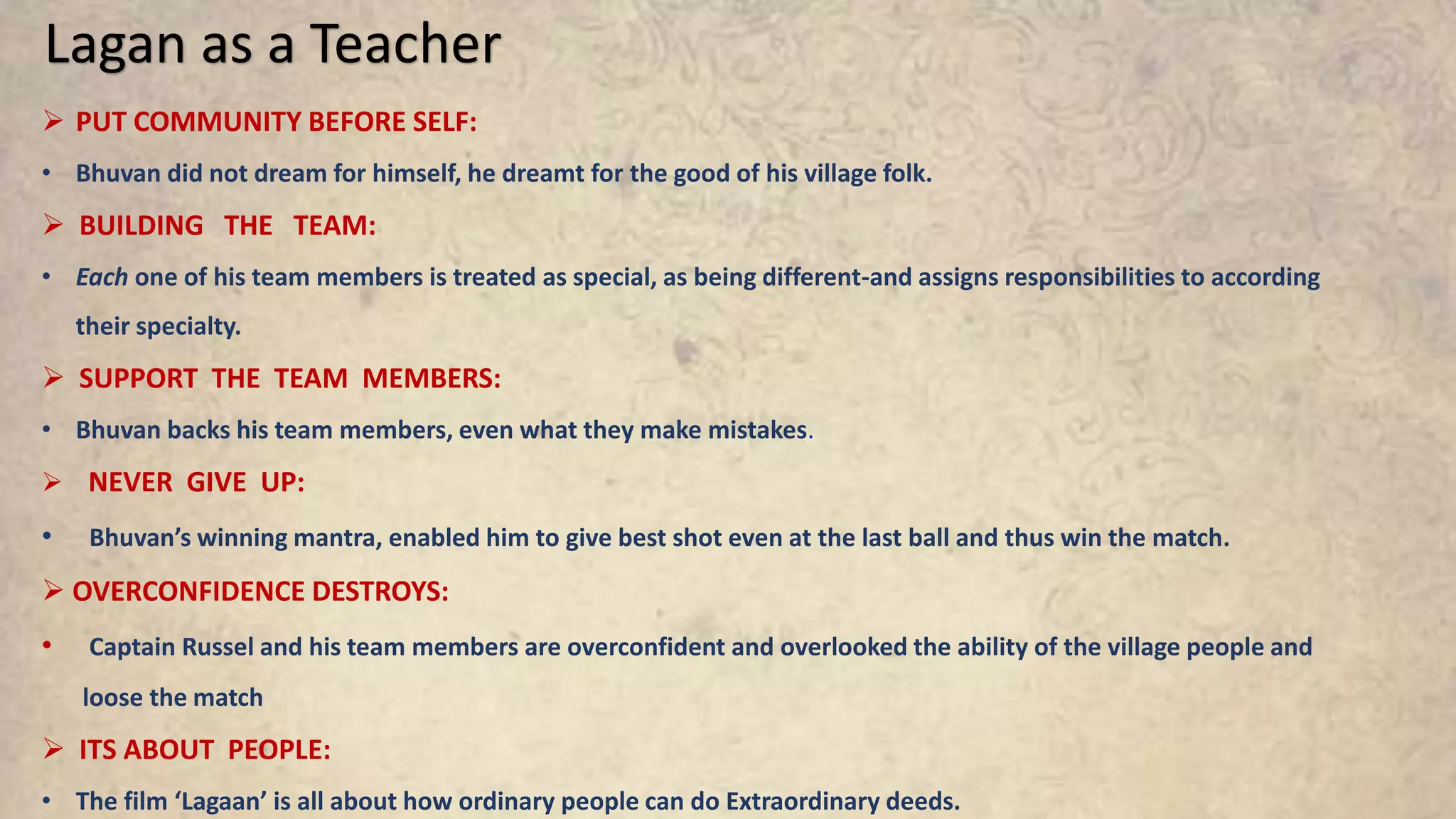 Movie review-Lagaan | PPTX