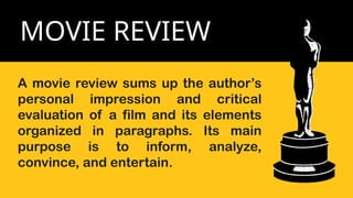 MOVIE REVIEW PRESENTATION ENGLISH 10.pptx