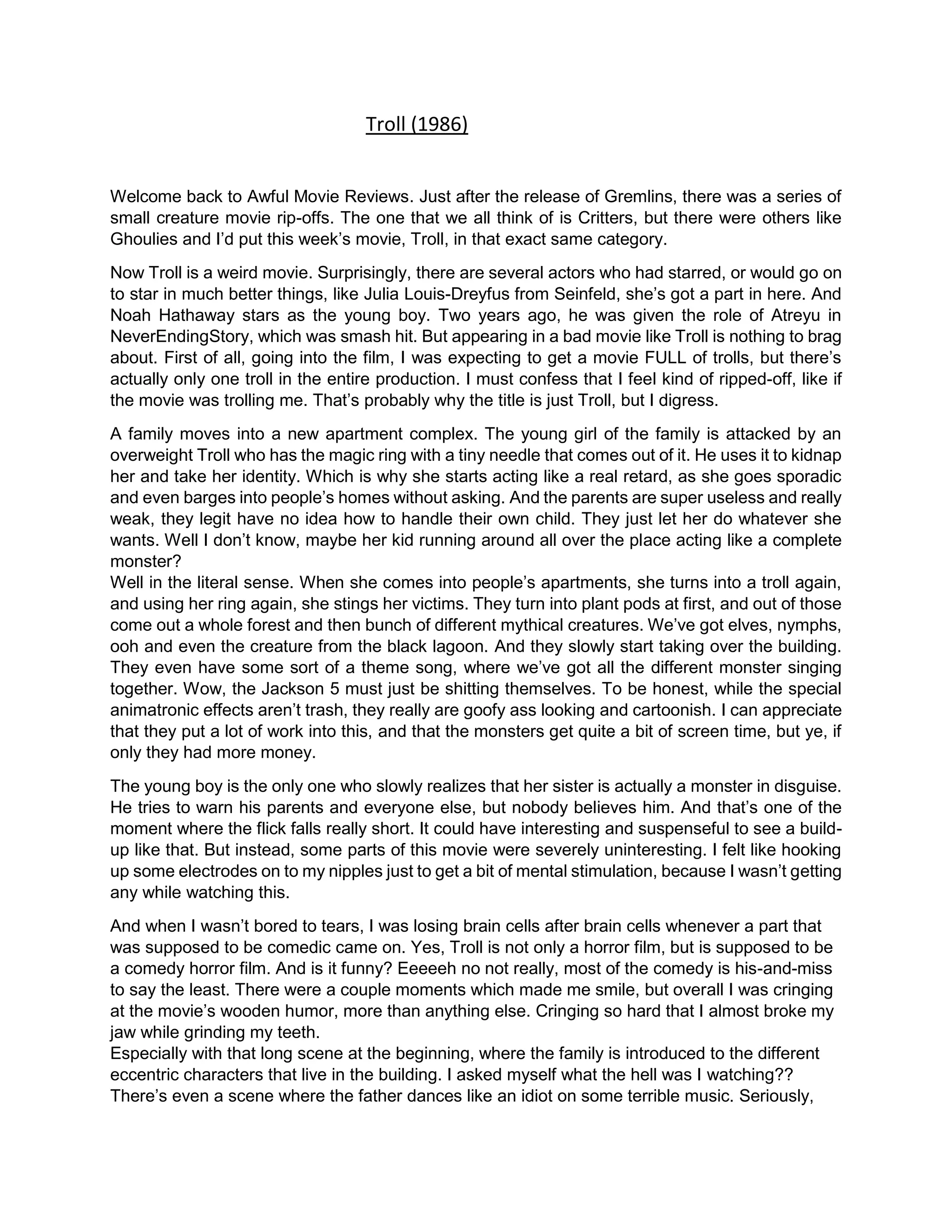 Movie review of Troll (1986).pdf