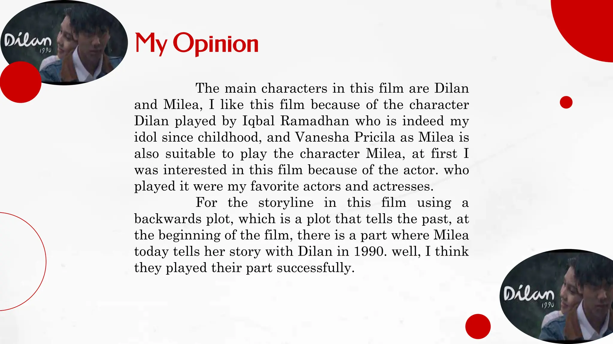 dilan 1990 movie riview.pptx untuk mata kuliah | PPTX