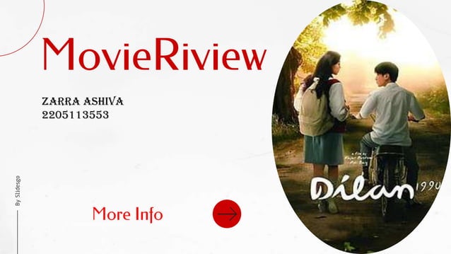 dilan 1990 movie riview.pptx untuk mata kuliah | PPTX