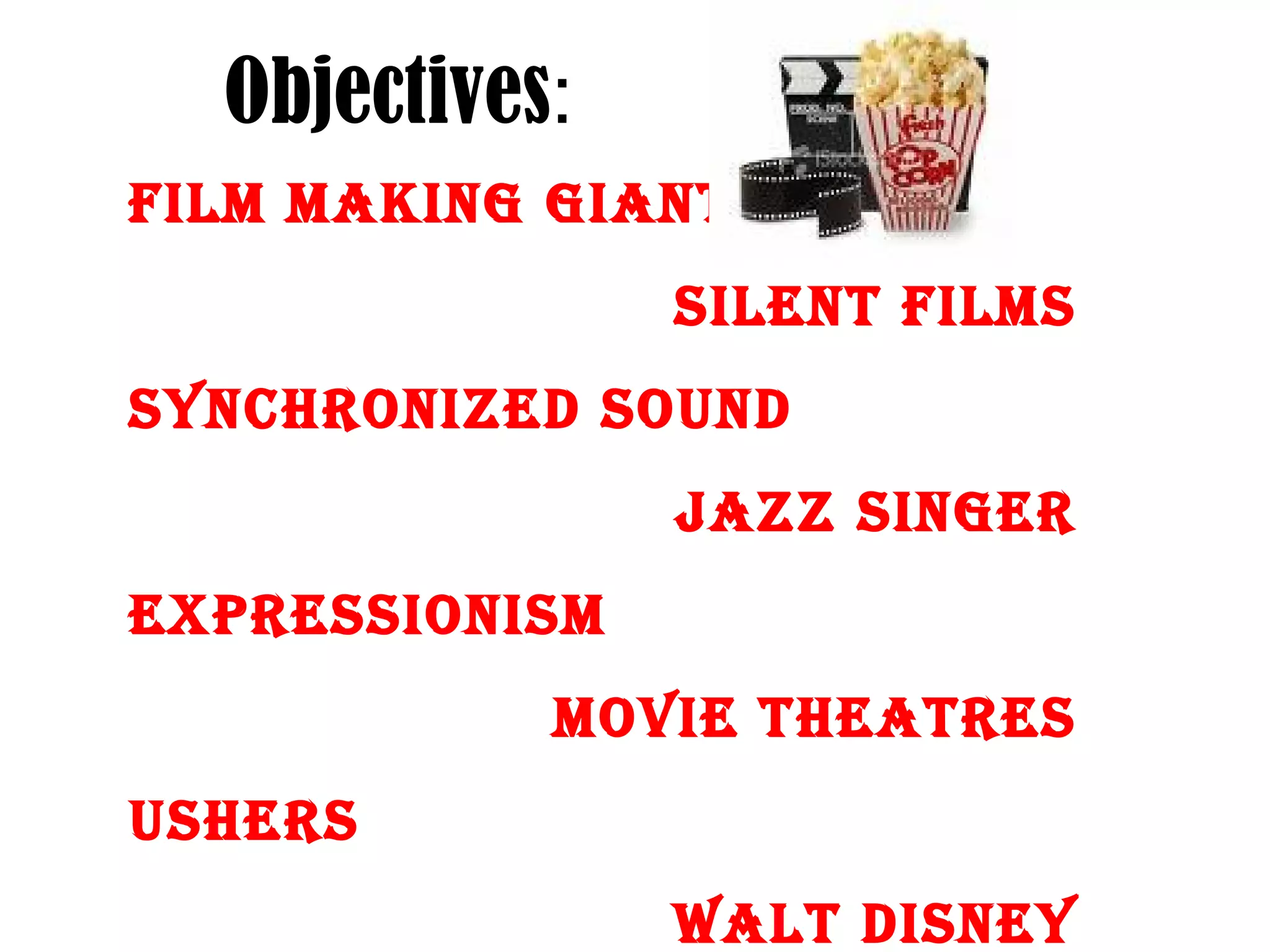 Movies In The Roaring ’20s | PPT