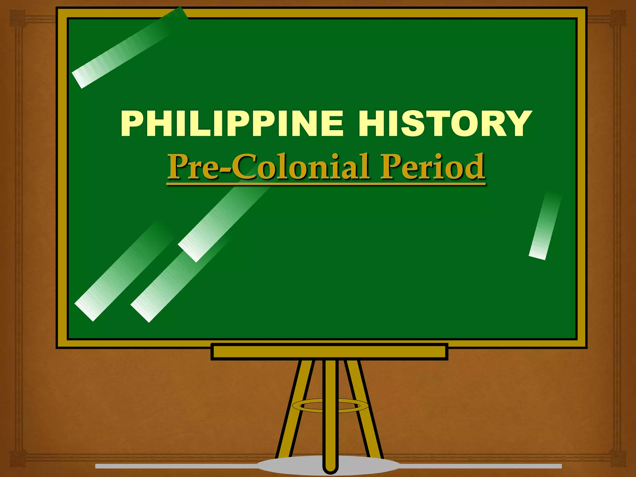 pre-colonial period | PPTX